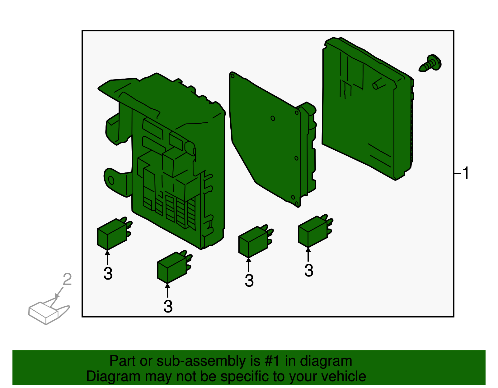 82201FL950 - Junction Block 2021-2023 Subaru Crosstrek | AutoNation Parts