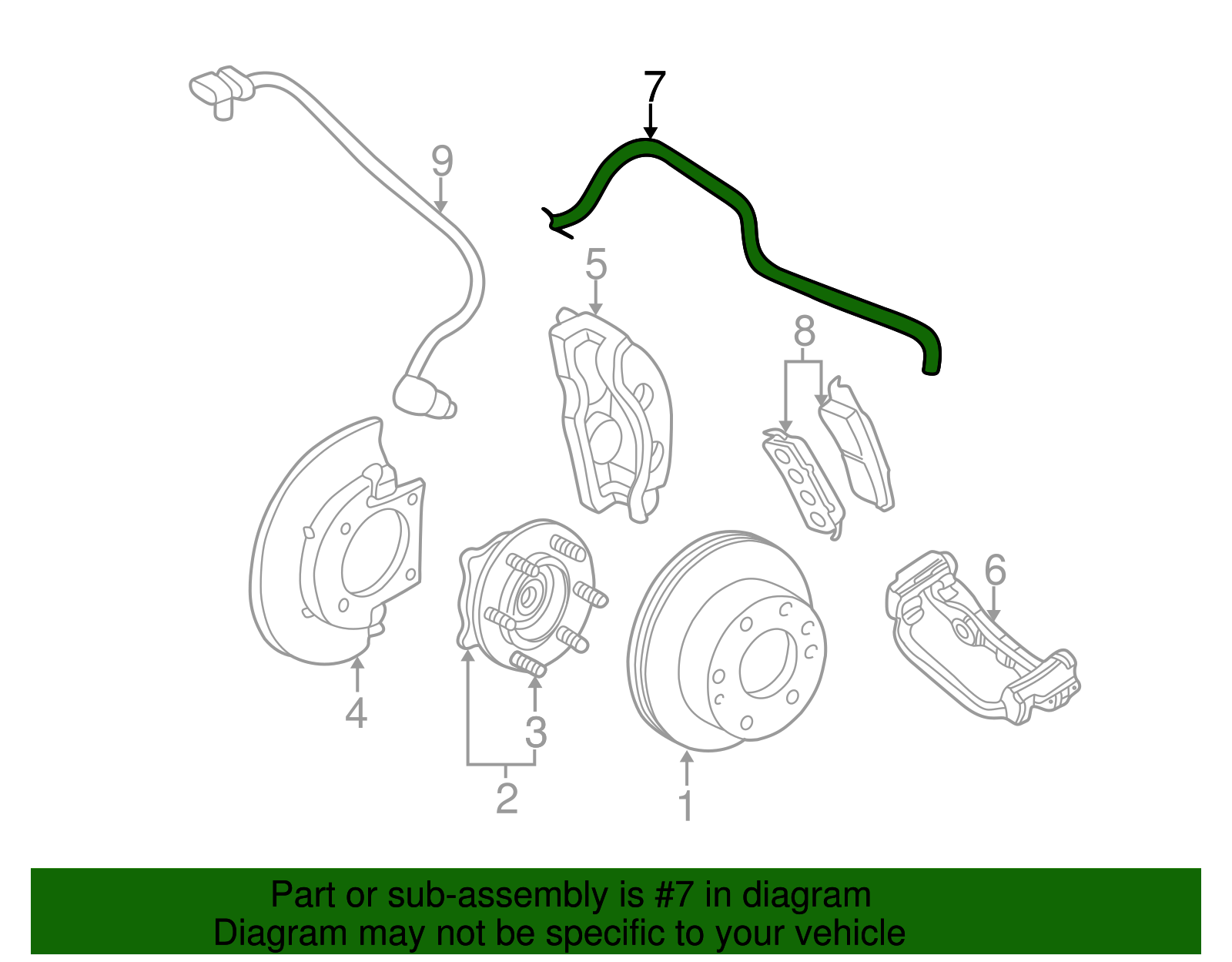 1999-2007 GM Hose 19435352 GM | GMPartsDirect.com