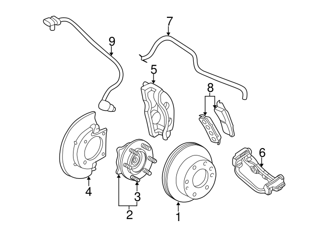 2005-2007 GM W (S)Hub (Replaces Part Number 84356639) 84856655 GM ...