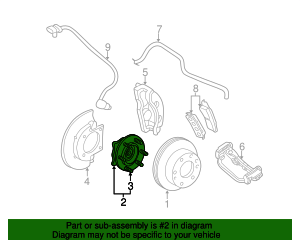 2005-2007 GM W (S)Hub (Replaces Part Number 84356639) 84856655 GM ...