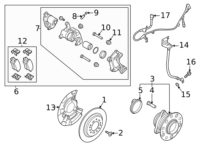 58310-L1A05 - Caliper 2021-2024 Kia K5 | Kia.Parts Store