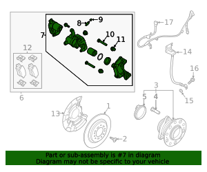 58310-L1A05 - Disc Brake Caliper 2021-2025 Kia K5 | Kia.Parts Store