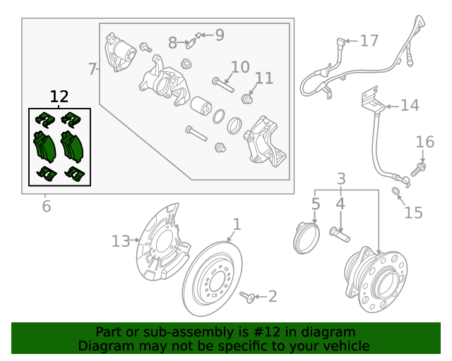58302-L1A75 - Brake Pads 2021-2023 Kia K5 | Kia.Parts Store