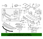 4H0-807-110 - Spoiler 2011-2016 Audi A8 Quattro | Audi OEM Parts