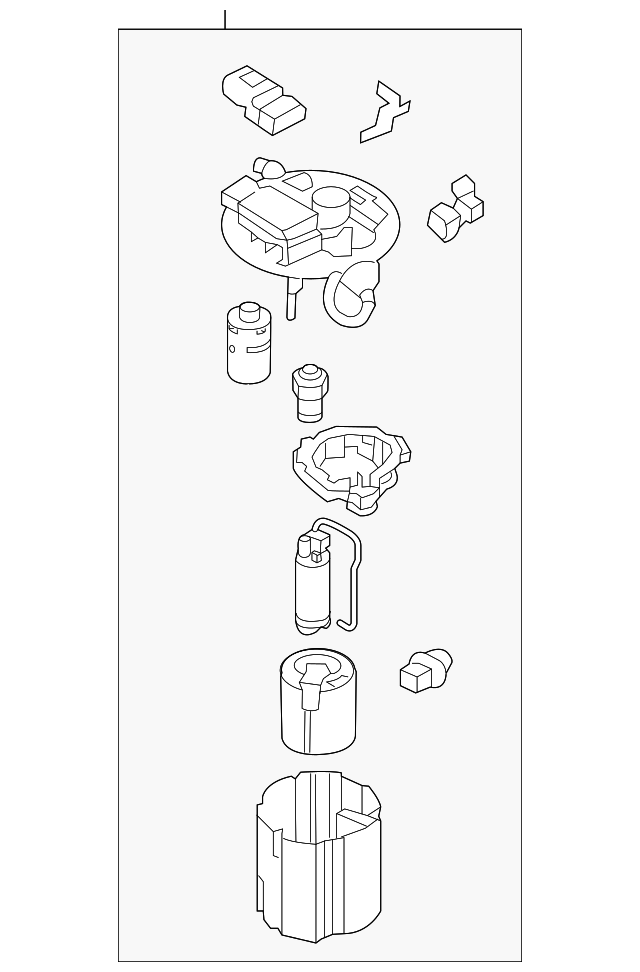 31120-H9500 - Fuel Pump Assembly 2018-2019 Kia Rio | Kia.Parts Store