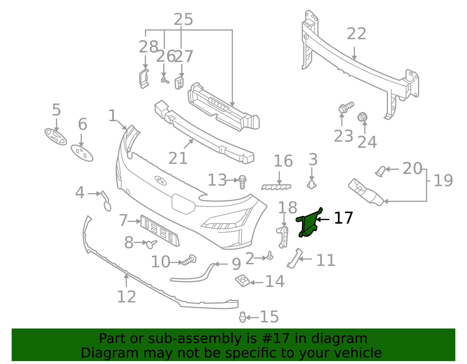 86544-K4AA0 - Air Duct | World OEM Parts Hyundai