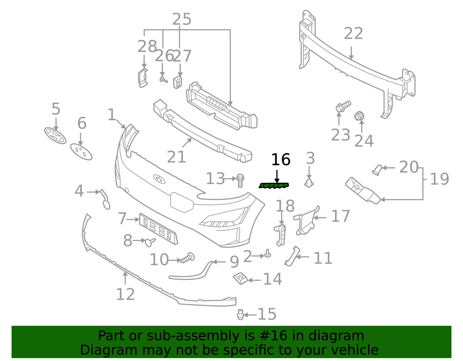 2022-2023 Hyundai Support Bracket 86553-J9NA0 | OEM Parts Online
