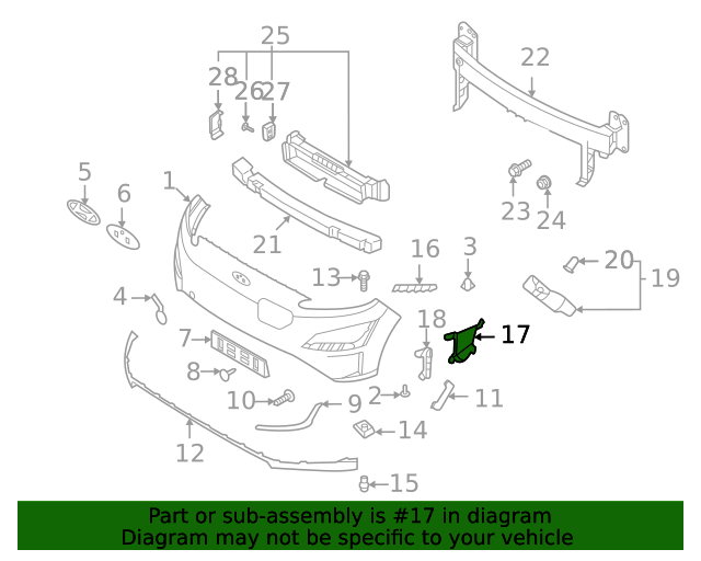 2022 Hyundai Kona Electric Air Duct 86543-K4AA0 | QuirkParts