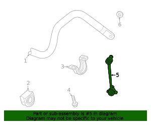 2020-2021 GM Stabilizer Link 84472981 | TascaParts.com