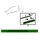 75072-0E100 - Body Side Molding For 2016-2022 Lexus | Lexus OE Parts