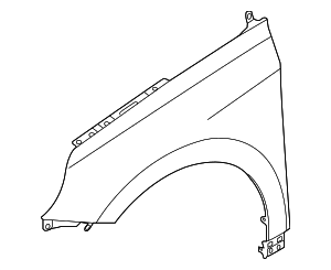 2017-2022 Hyundai Ioniq Fender 66321-G2000 | QuirkParts
