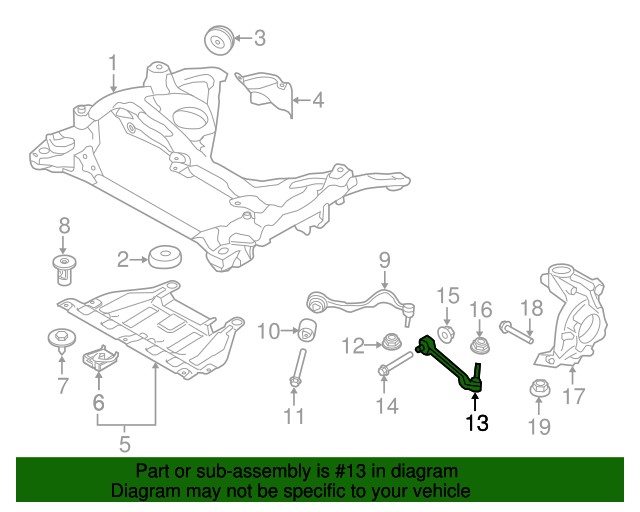 Genuine BMW 31-12-2-284-529 | Rear Control Arm | FREE Shipping on Most ...