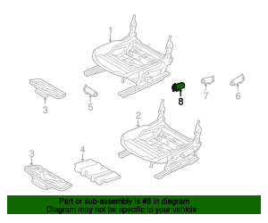 Genuine BMW 67-31-6-973-597 | Seat Motor | FREE Shipping on Most Orders ...