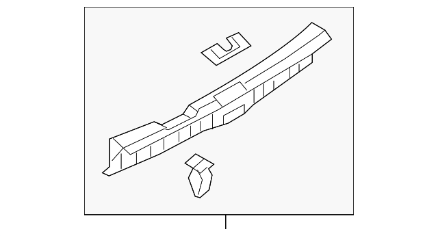 2015-2019 Volkswagen Rear Trim Panel 5G9-863-459-82V | OEM Parts Online