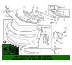 2016-2018 Chevrolet Camaro Front License Plate Bracket 84239328 ...