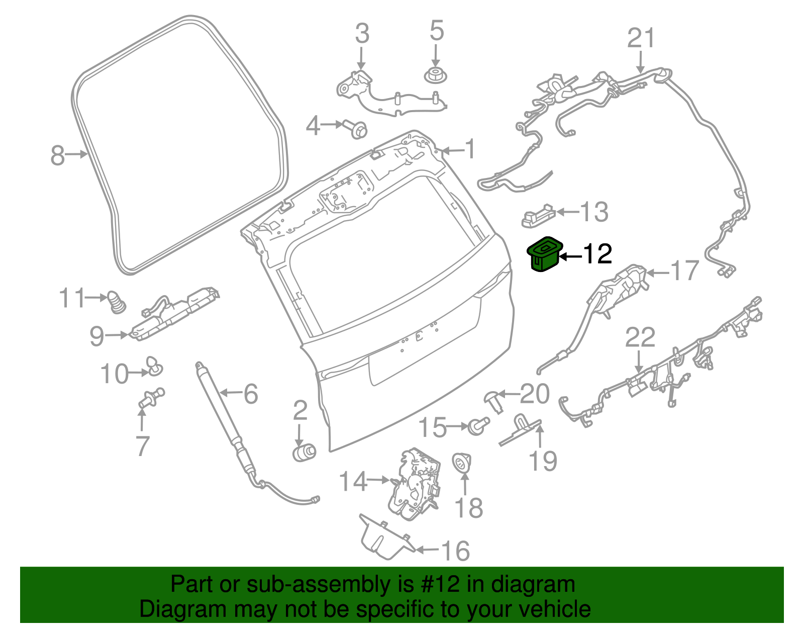 LR040338 - Switch - 2014-2020 Land-Rover | Land Rover Lake Bluff