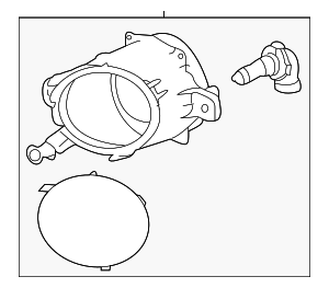 2008-2016 GM Front Driver Side Fog Lamp 94708773 GM | GMPartsDirect.com
