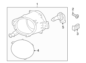 2008-2016 GM Front Driver Side Fog Lamp 94708773 GM | GMPartsDirect.com