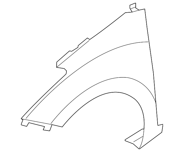 2013-2017 Hyundai Elantra GT Fender 66311-A5000 | QuirkParts