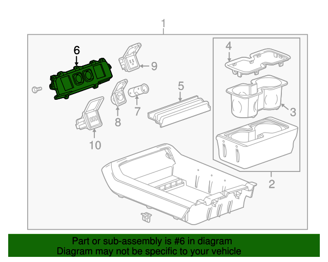 2019-2020 GM Trim Plate 84435123 | GMPartsDirect.com