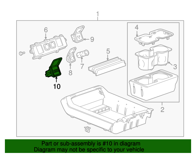 2016-2023 GM Auxiliary Jack 13519224 | GMPartsDirect.com