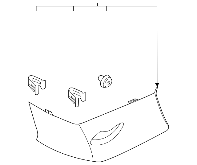 Hyundai - 85855-S8000-RBD - Rear Pillar Trim - 2020-2022 Hyundai ...