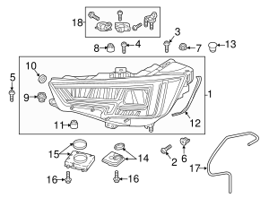 4M0-907-397-AD - Headlight Control Module 2017-2023 Audi ...