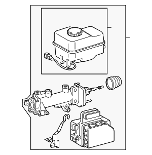 2013-2015 Lexus LX570 Master Cylinder 47025-60550 | OEM Parts Online