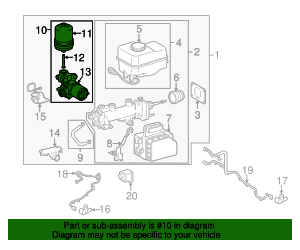 47070-60060 - ABS Pump Assembly - 2008-2011 2013-2020 Lexus LX570 | My ...