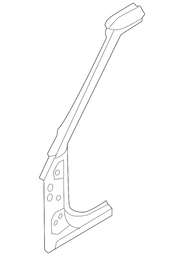 2017-2023 Land Rover Discovery Outer Hinge Pillar LR084295 ...