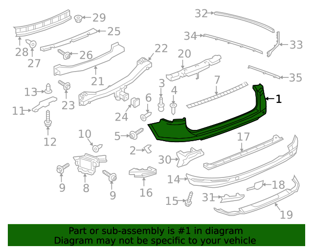2015-2017 Volkswagen Touareg Bumper Cover 7P6-807-421-F-GRU | QuirkParts