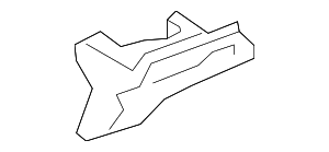 2011-2017 Volkswagen Touareg Bumper Cover Support Rail 7P6-807-573-A ...