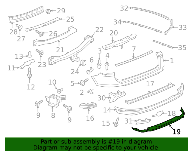 2015-2017 Volkswagen Touareg Trim Molding 7P6-807-482-D-9B9 | vwpartscente