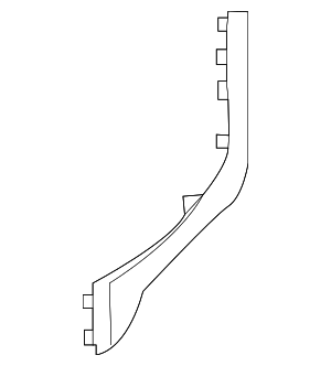 2015-2017 Volkswagen Touareg Molding 7P6-853-842 | VW Direct Auto Parts