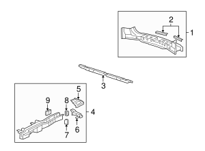 65687-STX-A00ZZ - Stiffener, L Trailer Hitch Mounting 2007-2013 Acura ...