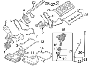 068-103-085-E - Seal 1985-2002 Audi | Audi OEM Parts