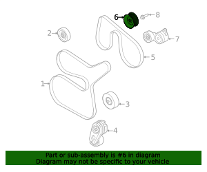 Genuine OEM Ford Part - Pulley LC3Z-8678-A | Genuine OEM Ford Parts ...