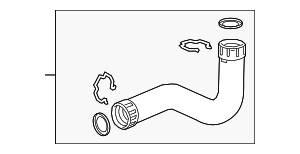 2021-2023 Buick Envision Charge Air Cooler Outlet Air Hose 84639791 GM ...