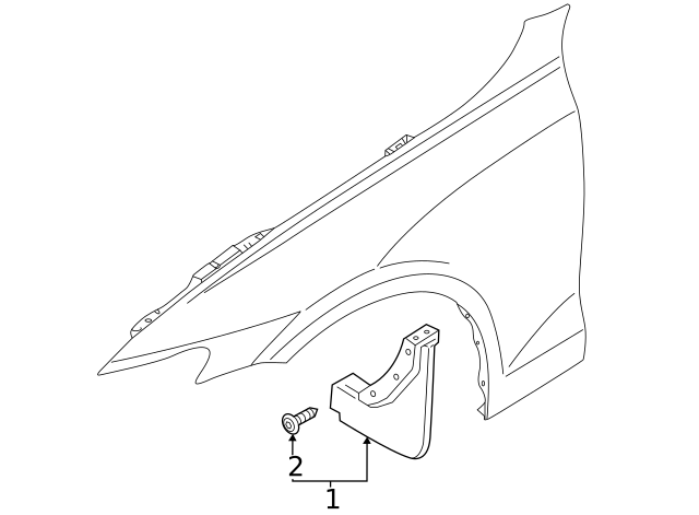 2019-2024 Volvo Mudflaps - Front 32351434 | TascaParts.com