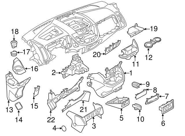 2015-2019 Ford Lower Shield CK4Z-14A099-AA | OEM Parts Online