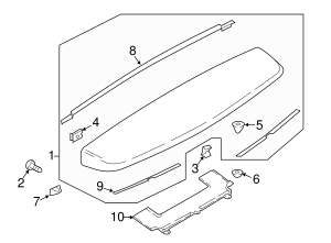2018-2019 Ford Spoiler Stud -W790460-S900 | TascaParts.com