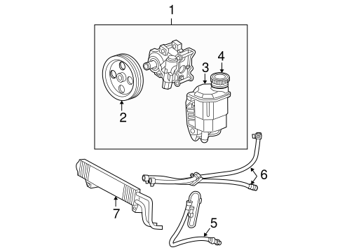 Dodge Power Steering Pump Diagram