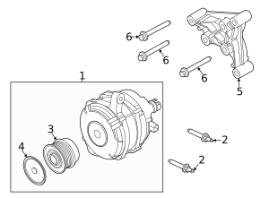 2020-2022 Ford Explorer Alternator L1MZ-10346-C | OEM Parts Online