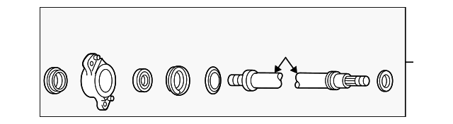 2010-2013 Mazda 3 Intermediate Shaft GG45-25-700G | GetOEMParts.com