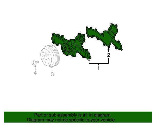 16100-09690 - Engine Water Pump - 2017-2021 Toyota | Sparks Parts