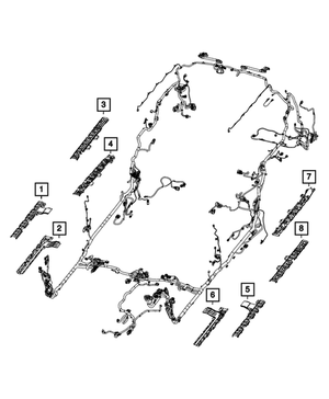 68242561AB - Wiring Trough 2018-2024 Chrysler | AutoNationParts.com