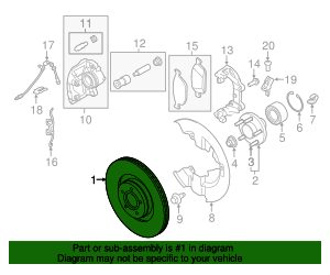 BRRC-3 - Motorcraft™ Rotor - 2013-2019 Ford | Eastgate Ford Parts