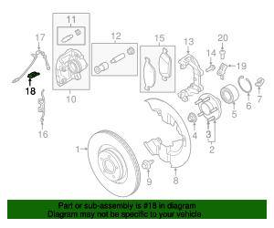 Genuine OEM Ford Part - Brake Hose Retainer W700936-S307 | Genuine OEM ...