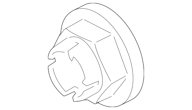 2012-2025 Ford Axle Nut CCPZ-3B477-G | TascaParts.com