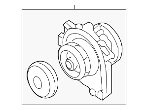 2008-2018 GM Engine Water Pump 25195119 GM | GMPartsDirect.com